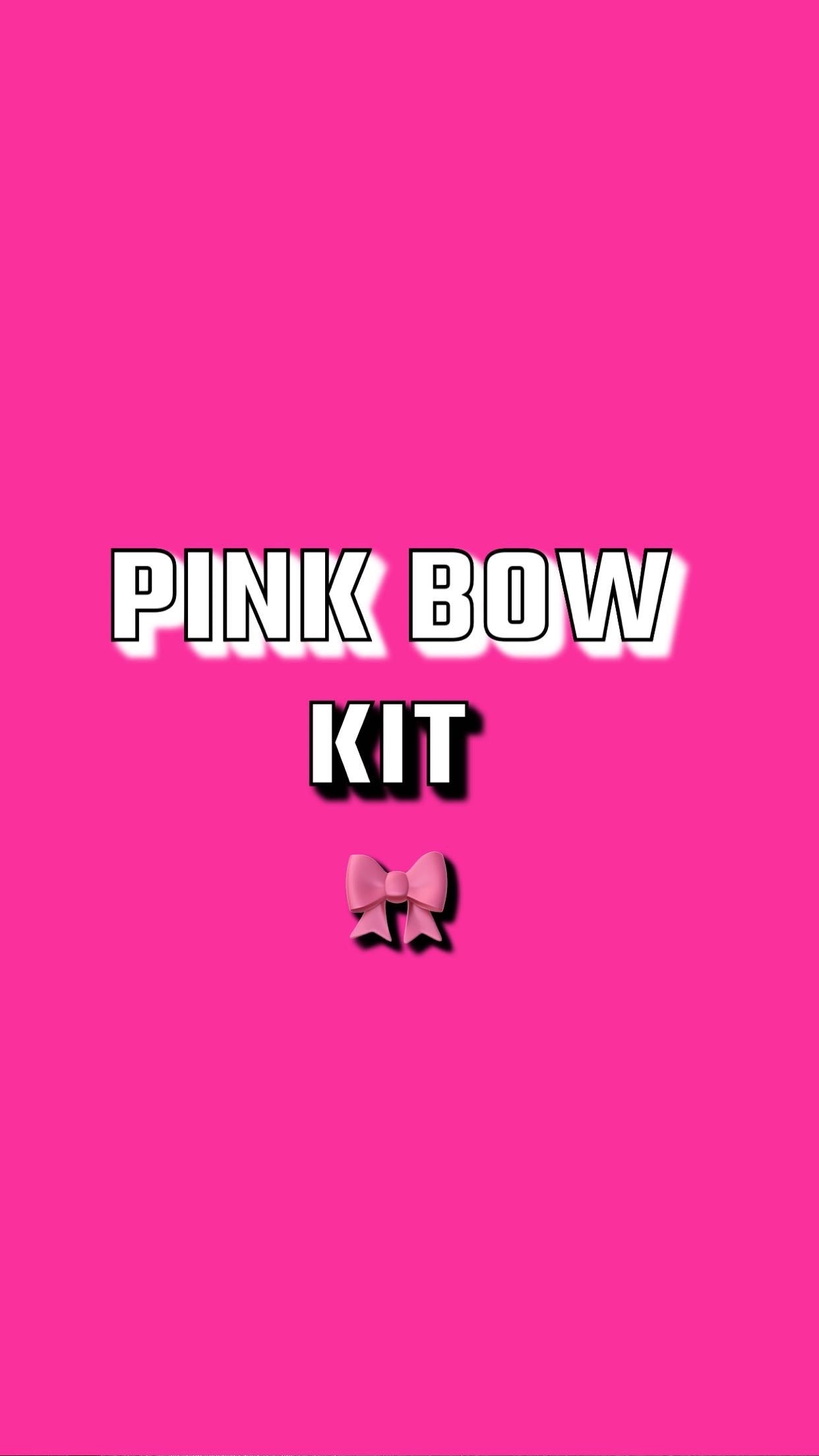 Pink Bow KIT – BBdesigns
